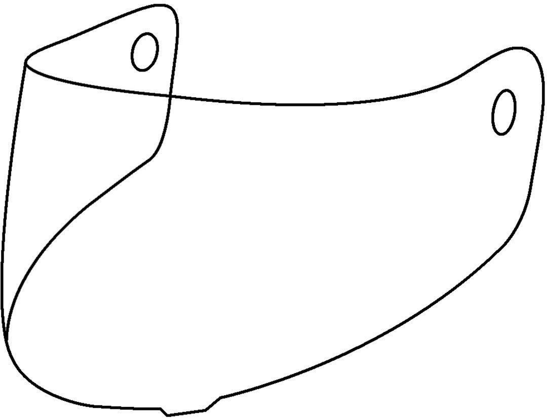 Visor for SMK – TWISTER / GLIDE – Motorvisor